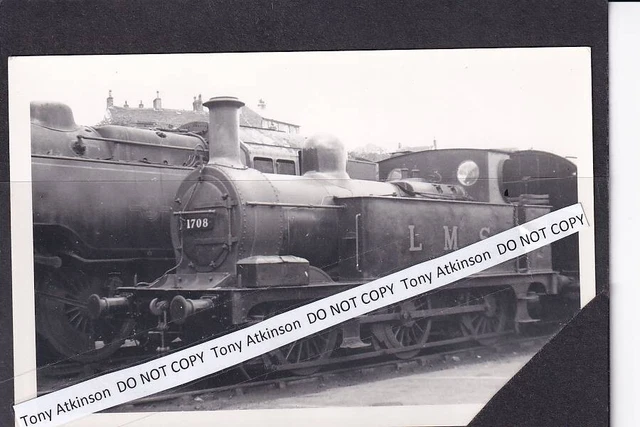 LMS - EX Midland - 1F Class 0-6-0T No. 1708 - Vintage Image - # L10171 ...