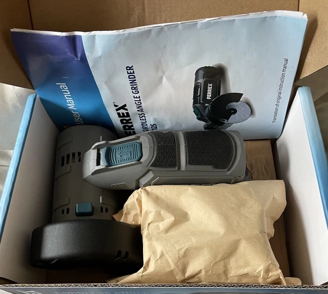 FERREX 12V AKKU Winkelschleifer F-CAG12S USB-C Charging Aldi - NEU ...