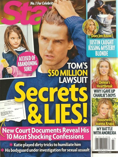 STAR MAGAZINE TOM Cruise Suri Cruise Denise Richards Joanna Krupa Beyonce £12.70 - PicClick UK