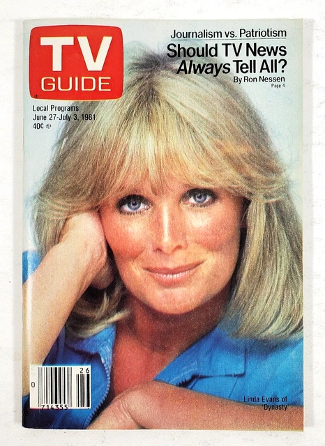 1981 TV GUIDE June 27-July 3 Linda Evans Dynasty Mills Watson Lobo No ...