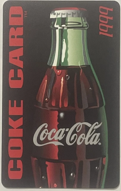 VINTAGE 1990S COKE Coca Cola Limited Edition Soda Card, Nostalgia ...