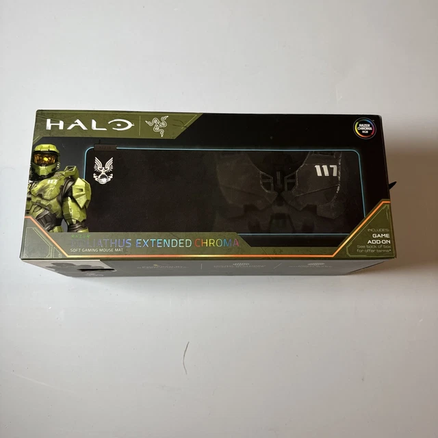 RAZER GOLIATHUS EXTENDED Chroma RGB Gaming Mouse Mat Halo Infinite BNIB ...