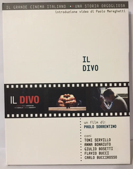 IL DIVO DVD Paolo Sorrentino Toni Servillo Bucci Editoriale Digipak ...