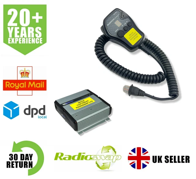 SIMOCO SRM9000 TU Uhf 400-480Mhz 25 Watt Mobile Radio & Srm9010 Handset ...