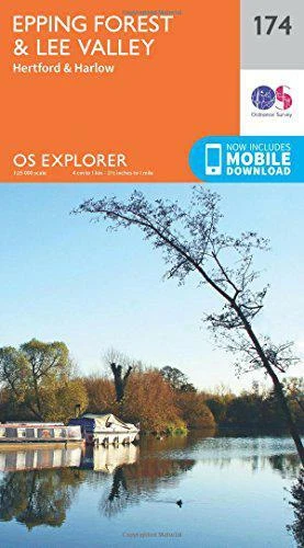 OS EXPLORADOR MAPA (174) Epping Bosque & Lee Valley Por Ordnance Survey ...