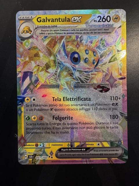 POKEMON CARD GALVANTULA EX-051/142 Corona Astrale ITA-NM EUR 5,00 ...