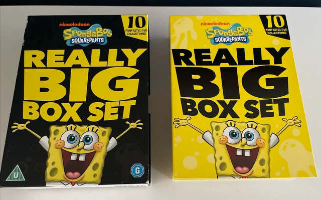 SPONGEBOB SQUAREPANTS NICKELODEON TV Really Big 10 DVD Boxset Episodes ...