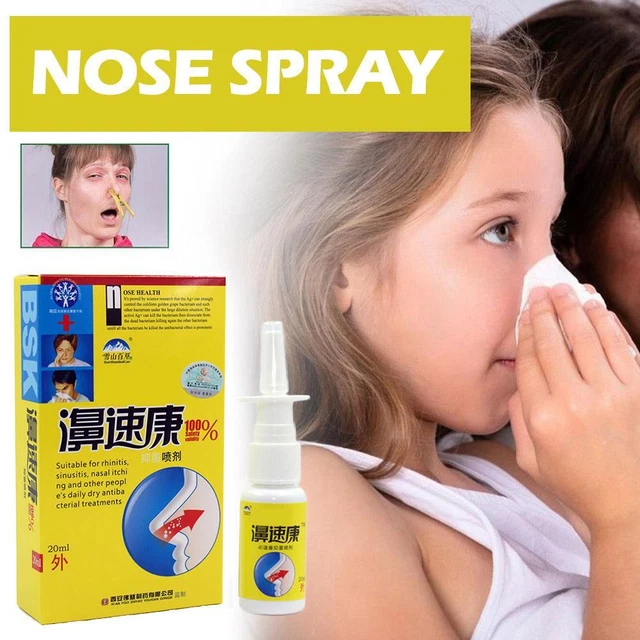 NOSE SPRAY CHRONIC Rhinitis Treatment Nasal Spray Rhinitis Sinusitis ...