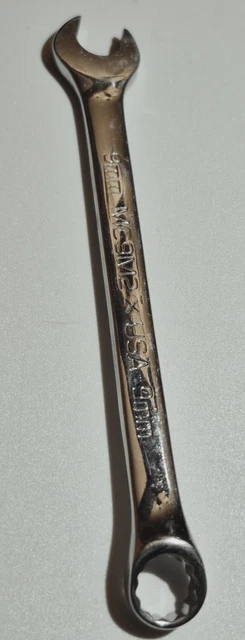 MATCO TOOLS USA 🇺🇸 MC9M2 9mm Stubby Chrome 12pt Chrome Combination ...