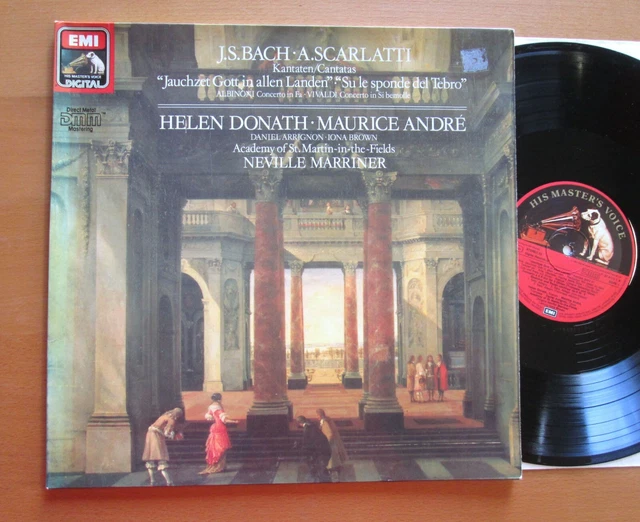 BACH SCARLATTI CANTATAS Helen Donath Maurice Andre 1985 EMI Digital EL ...