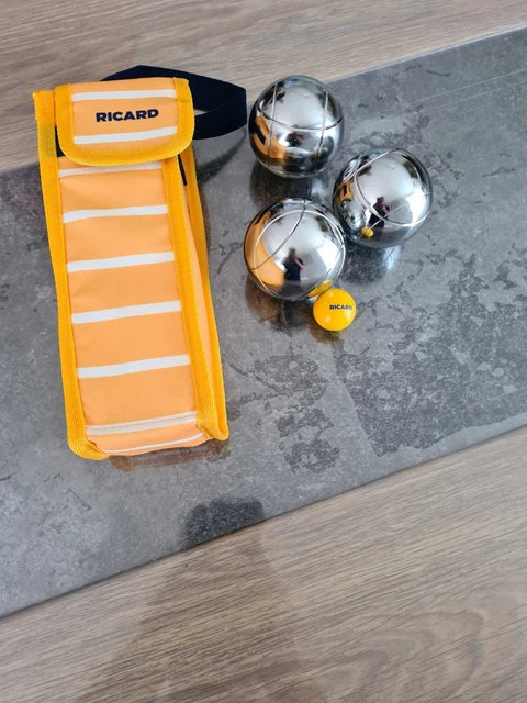 BOULES DE PÉTANQUE triplette Ricard EUR 45,00 - PicClick FR