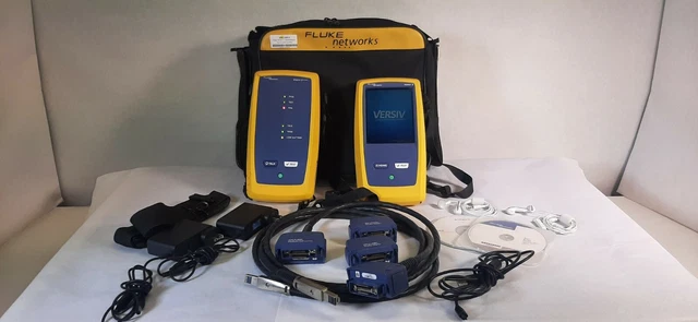 FLUKE VERSIV 2, DSX2-5000 Cable Analyzer, Cat 6 Cable Certifier, 90 ...