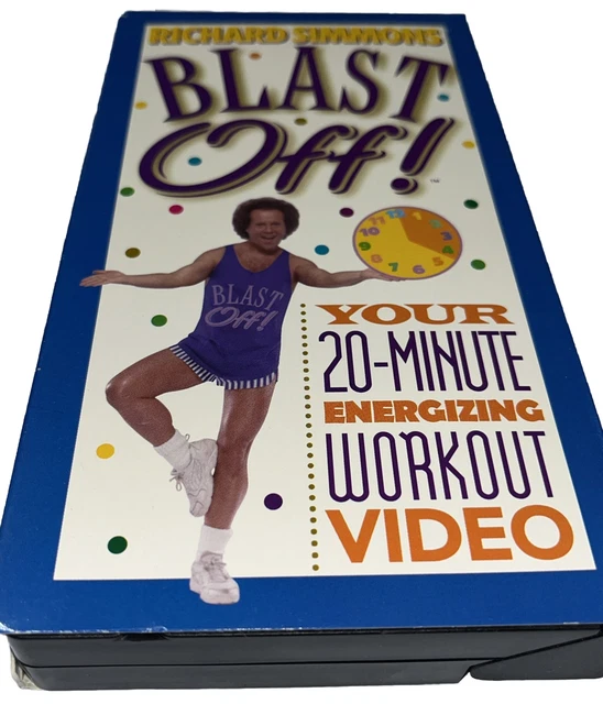 RICHARD SIMMONS BLAST Off! VHS Video Tape Workout Exercise Aerobic Pl ...