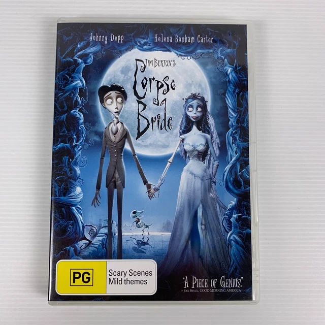 TIM BURTON'S CORPSE Bride (DVD, 2005) Johnny Depp, Helena Bonham-Carter ...