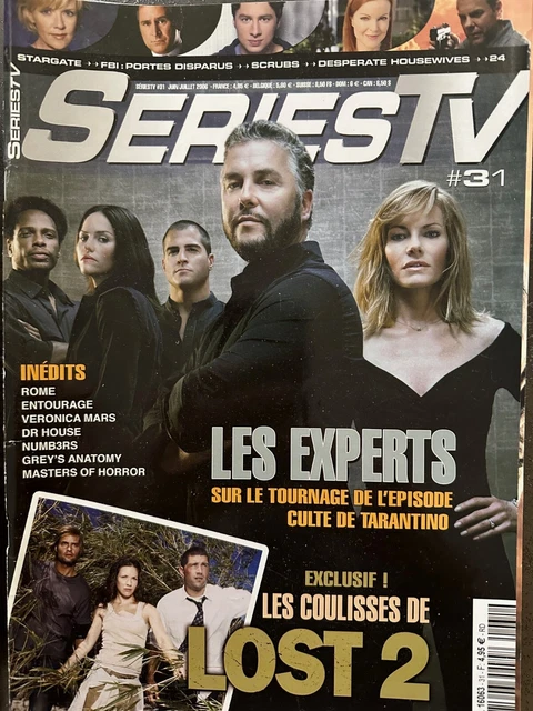 MAGAZINE SÉRIES TV n°31, Les Experts, Lost, Alyssa Milano, Veronica ...