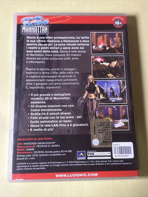 CRIME SCENE MANHATTAN Pc Cd Rom Gioco Versione Italiana EUR 5,99 ...