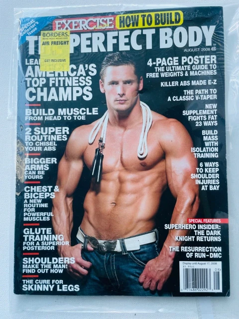 EXERCISE FOR MEN Only Fitness Magazine August 2008 The Perfect Body ...