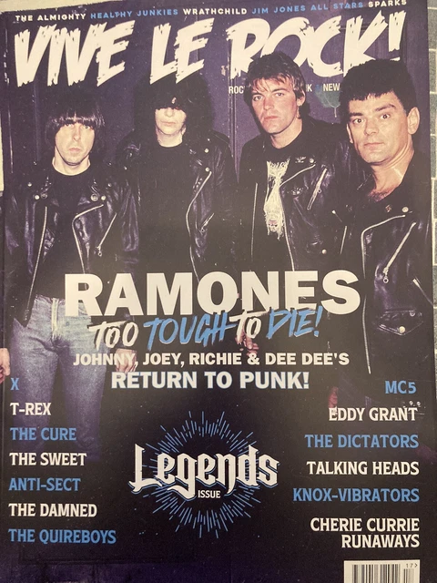 VIVE LE ROCK Magazine 2024 #117 Ramones MC5 Quireboys T-Rex Eddy Grant ...