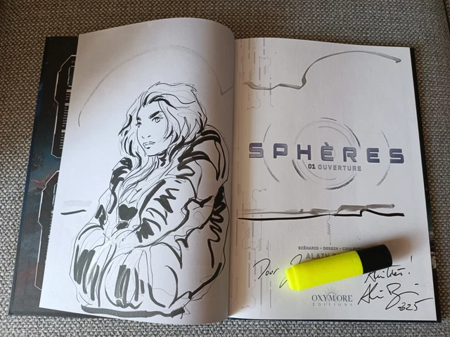 BD - ALAIN Brion dédicace SPHERES T1 OUVERTURE, EO EUR 50,00 - PicClick FR
