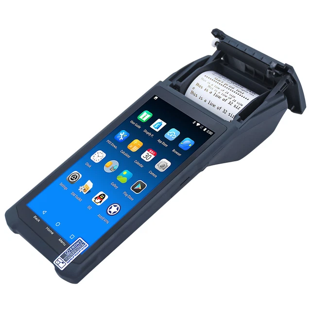 JR ANDROID PDA Barcode Scanner POS Q5Pro Machine with 58mmThermal Label ...