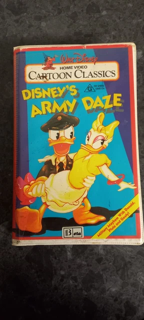 RARE WALT DISNEY -disney's Army Daze Home Video Australian BETAMAX $39. ...