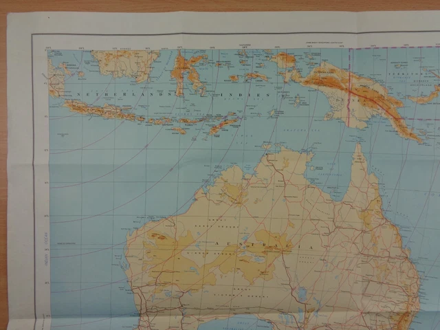 &RESTRICTED& POST-WW2 RAF "AIR STAFF PLANNING CHART" (AUSTRALIA, NEW ...
