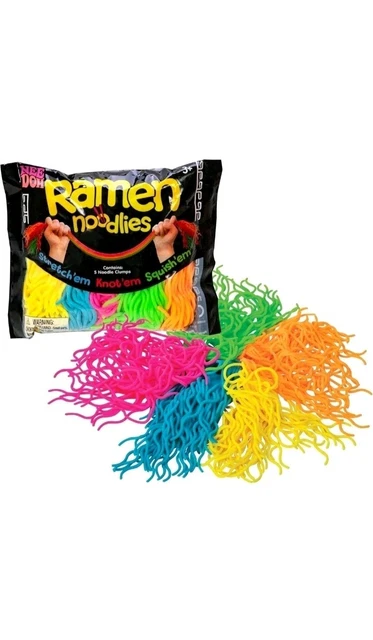 NEEDOH RAMEN NOODLIES Sensory Fidget Toy Nee Doh Stretchy Noodles New £ ...