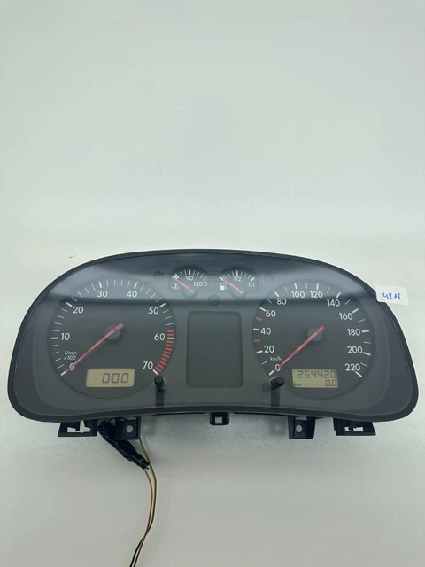 254420 KM VW golf mk4 bora speedometer instrument cluster 0263618030 ...