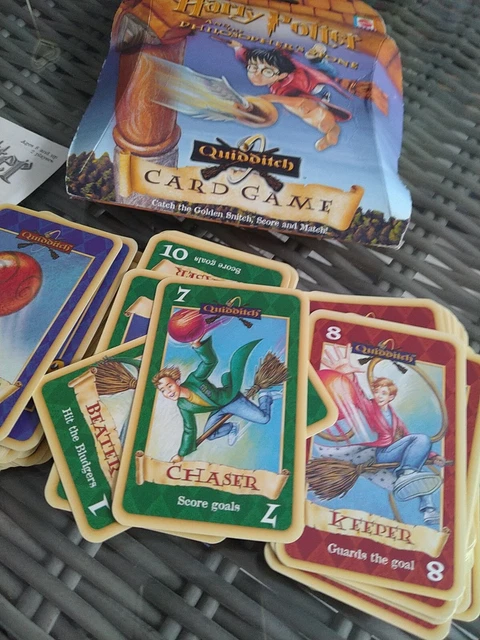 MATTEL HARRY POTTER And The Philosophers Stone Quidditch Card Game ...