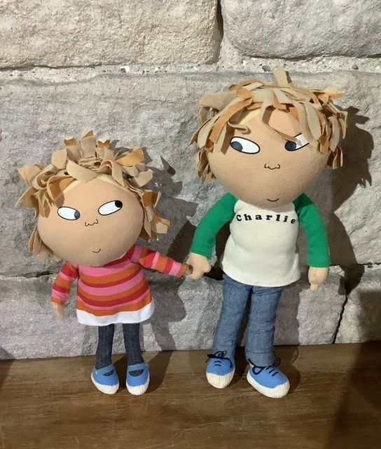 CHARLIE AND LOLA CBeebies Golden Bear Posable Plush Rag Dolls - Lola ...