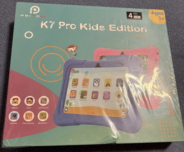 PRITOM K7 PRO Kids Tablet 7" Android Quad Core 4GB / 32GB WiFi Dual ...