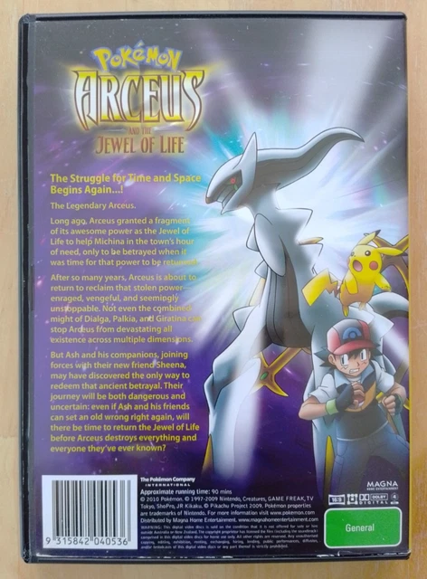 POKÉMON: ARCEUS AND the Jewel of Life. DVD Region 4. Good Condition. £5 ...