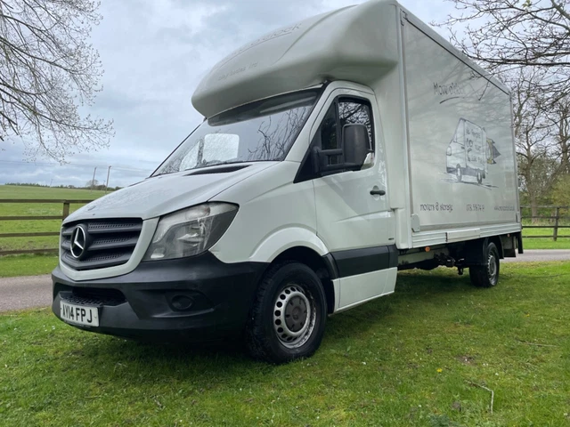 MERCEDES SPRINTER LUTON van tail lift box van £6,500.00 - PicClick UK