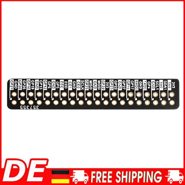 PCB-UNTERSCHEIDBARE GPIO-PIN-REFERENZPLATINE FÜR Raspberry Pi 2 Modell ...