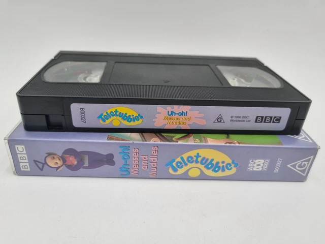 TELETUBBIES (VHS, 1998) Uh-oh! Messes And Muddles BBC ABC Kids Video ... TELETUBBIES (VHS, 1998) Uh-oh! Messes And Muddles BBC ABC Kids Video ...