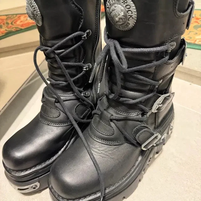 NEW ROCK WALKER Subculture Black Boots Size 39 £304.51 - PicClick UK