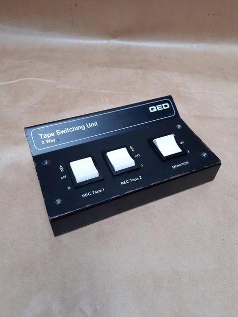 QED TAPE SWITCHING unit - 2 WAY - PHONO AMPLIFIER £9.99 - PicClick UK