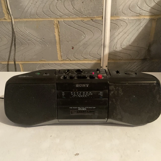 SONY CFS-B21L STEREO Radio Cassette Boombox 1980s Fully Working Vtg £25 ...