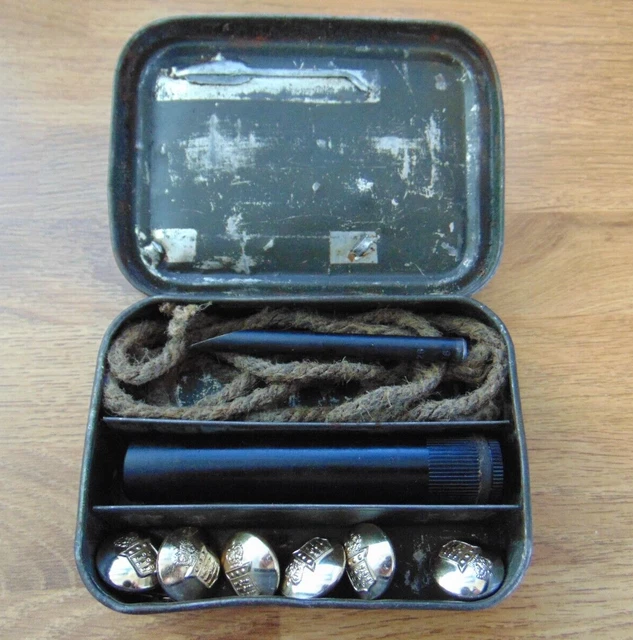 LEE ENFIELD NO 4 SMLE 303 WWII BAKELITE CLEANING KIT & TIN £15.00 ...