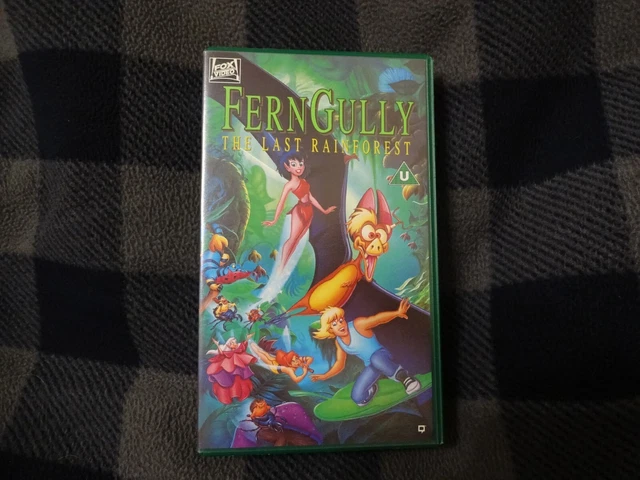 FERN GULLY THE Last Rainforest VHS Video Tape Closed Caption Version ...