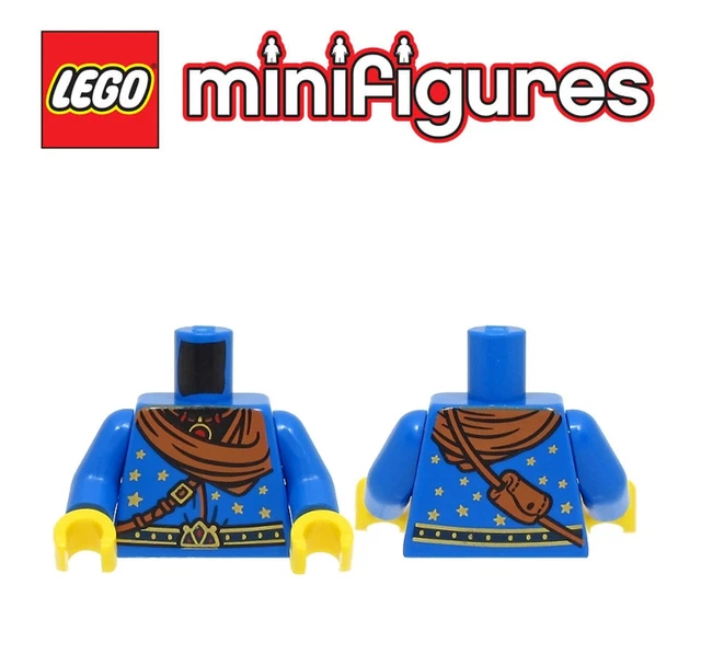 LEGO® ZAUBERER TORSO Oberkörper Wizard Minifigur Castle Medieval BAM ...