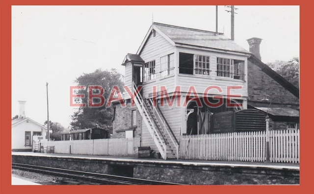 PHOTO GWR Perranwell Station Signal Box Cornwall Falmouth Penryn Truro ...