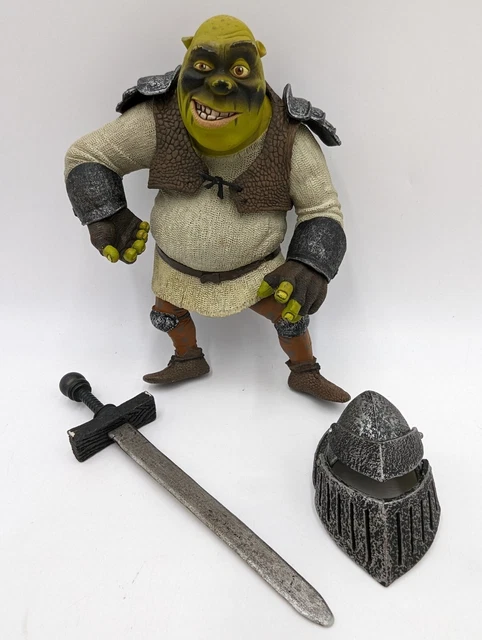 MCFARLANE TOYS SHREK Movie Dragon Battlin' Shrek 6" Figure 2001 EUR 12 ...