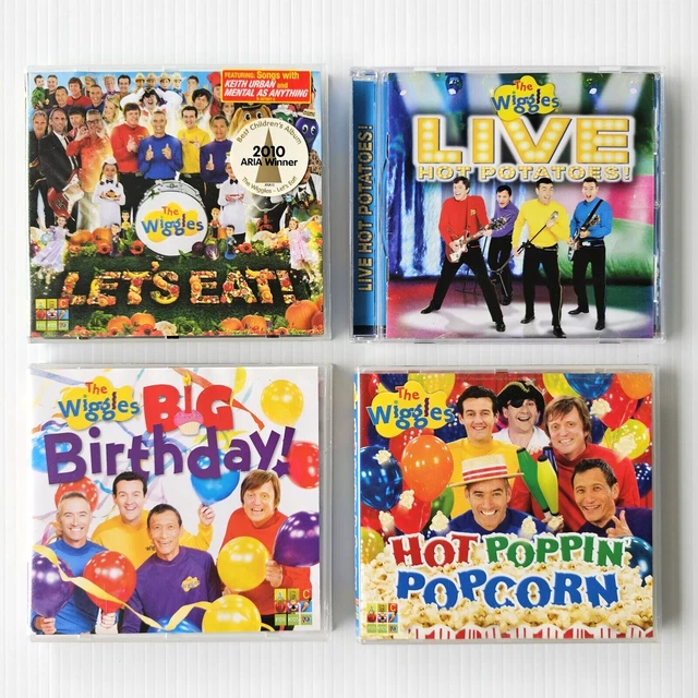 THE WIGGLES CD Bundle Lot of 4 CD's - Lets Eat Live Hot Potatoes ...