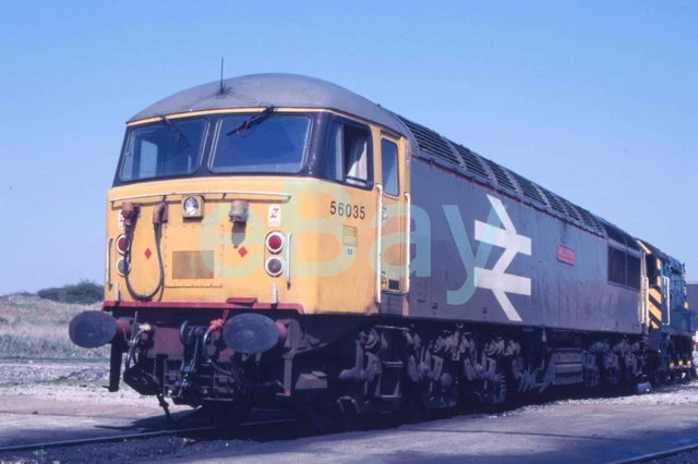 35MM RAILWAY SLIDE of Class 56 56035 @ Old Oak Common Copyright to ...