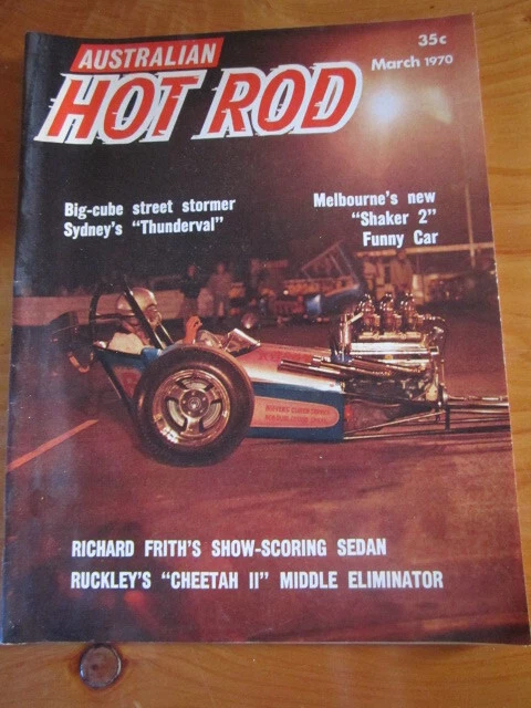 MAGAZINE AUSTRALIAN HOT Rod March 1970 Great *** Must See ** EUR 3,08 ...
