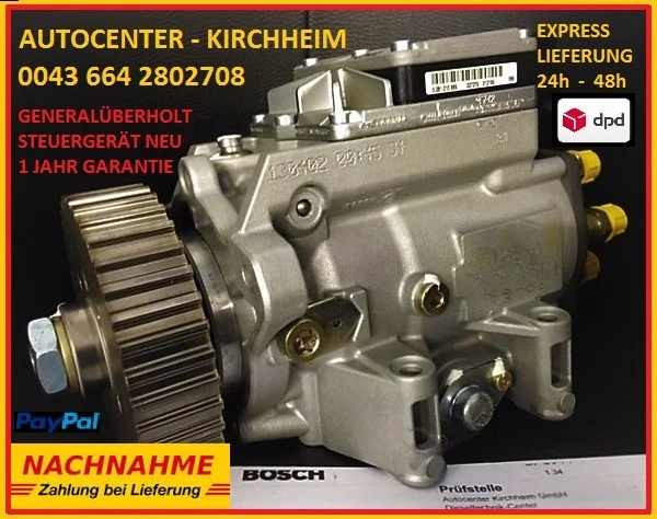AUDI A4 A6 2.5 Tdi Vp44 Diesel Fuel Injection Pump Bosch 0470506030 ...
