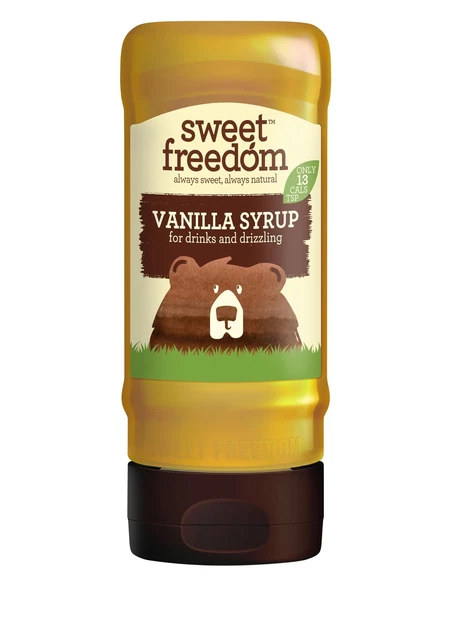 VANILLA SYRUP 350 g Natural Great Taste With Sweetness Derived from ...