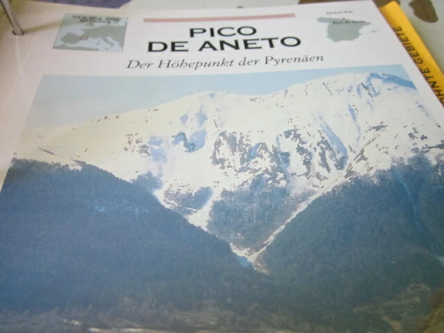 PORTRAIT GEBIRGE UND Vulkane Pico de Aneto Pyrenäen Spanien EUR 4,35 ...