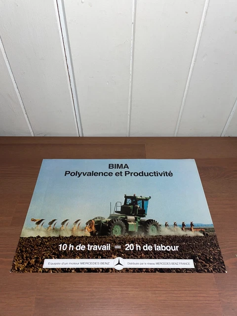 BROCHURE PROSPEKT PROSPECTUS TRACTEUR ARTICULE BIMA tractor-traktor ...